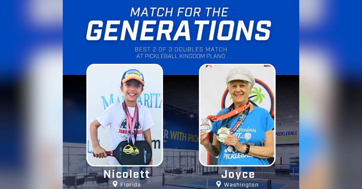 Pickleball Match Brought Together Two Unlikely Partners