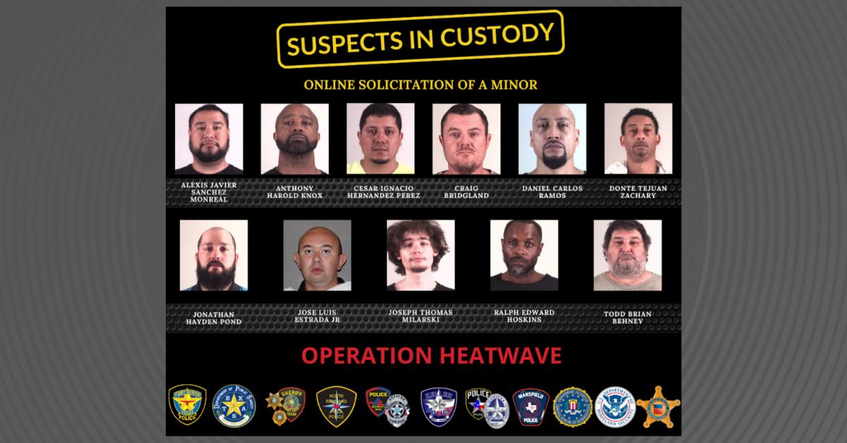 Dirty John DFW: 11 Busted For Solicitation Of Minor