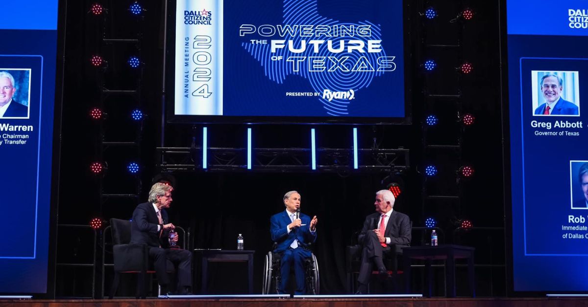 Governor Abbott Shines at Dallas Citizens Council’s Annual Meeting ...