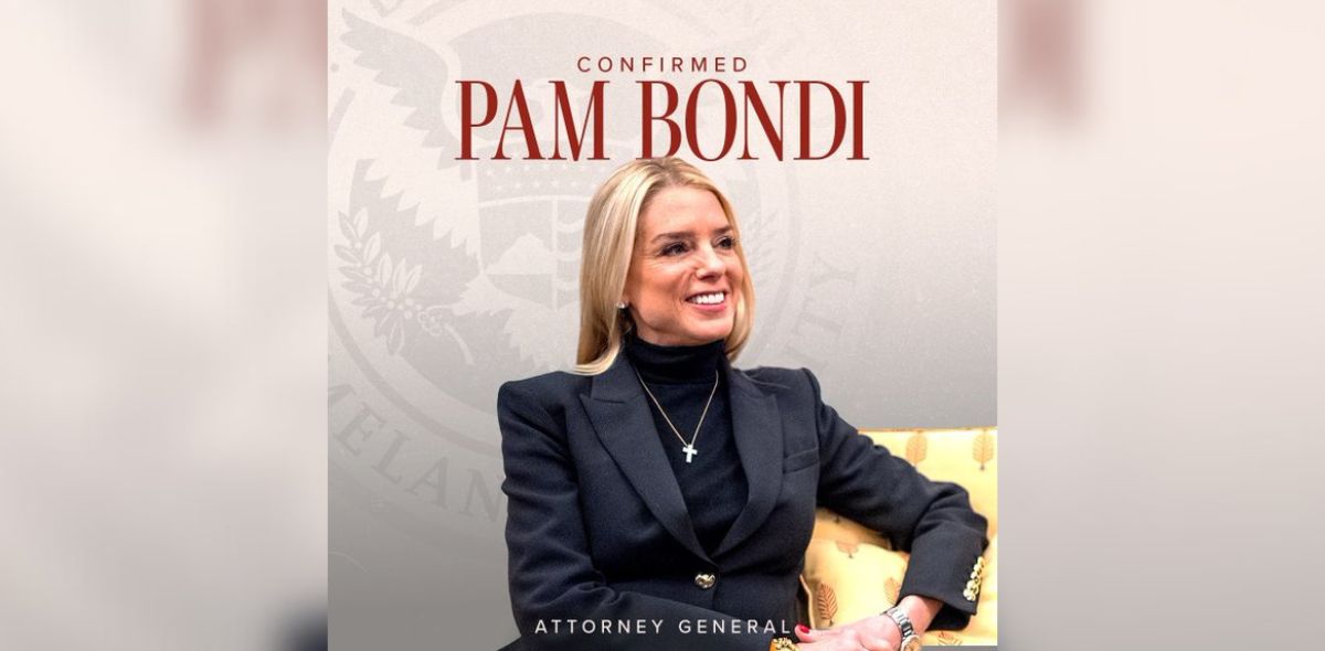 Pam Bondi's Confirmation As Attorney General Marks A New Era For Justice