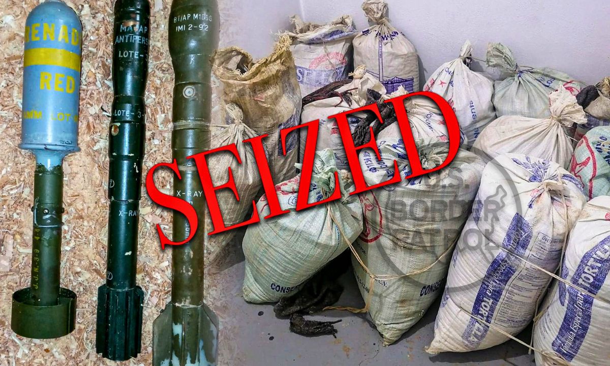 Safe House Bust: AK-47s And Mortar Grenades Taken In Joint Border Crackdown
