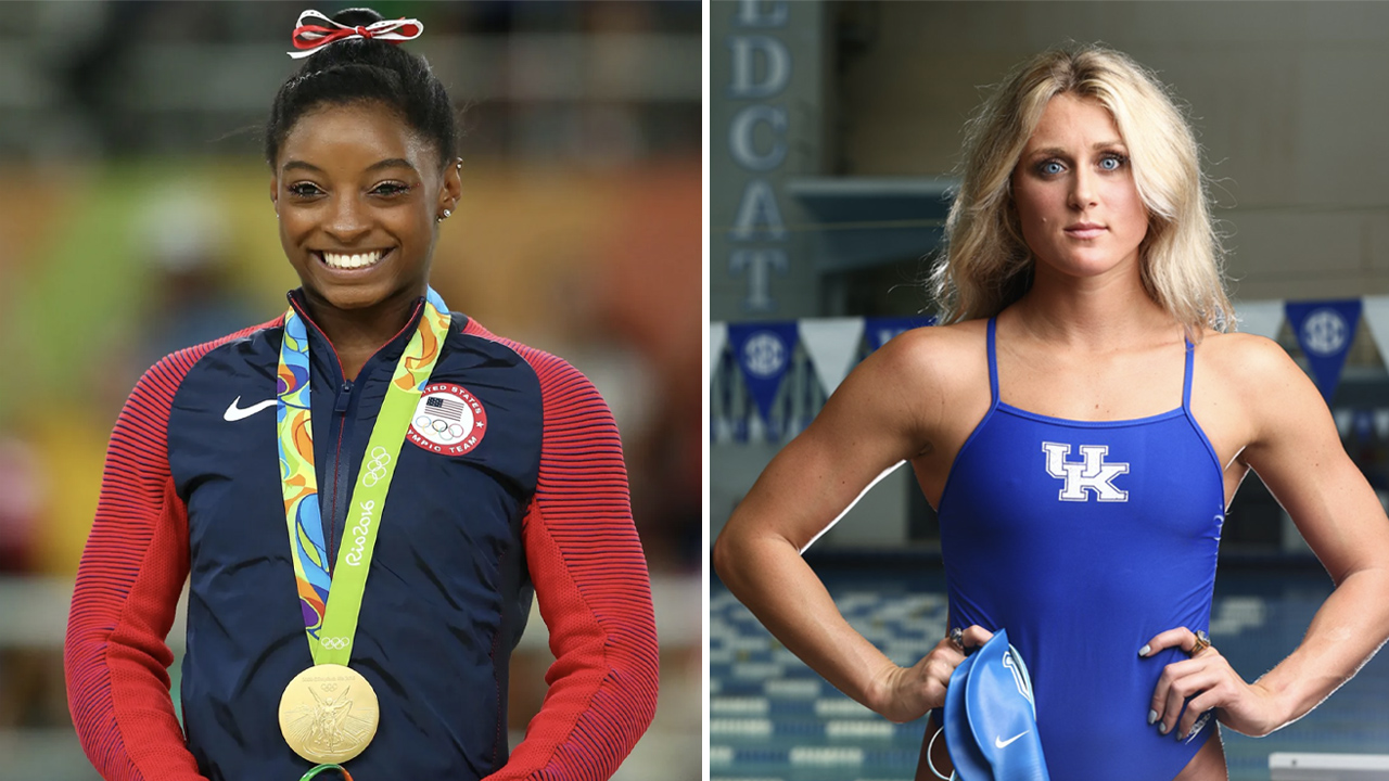 Biles Defends "Trans" Athlete As Gaines Points To Biology