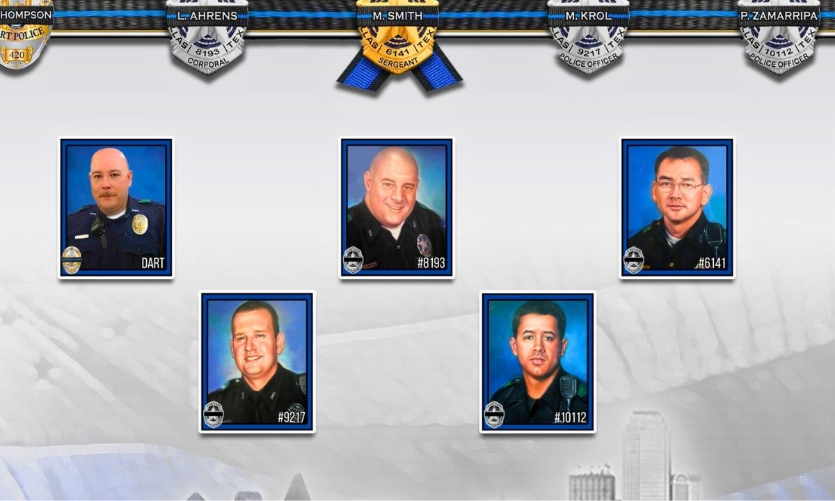 Dallas Remembers: Honoring Five Fallen Officers Nine Years After 2016 ...