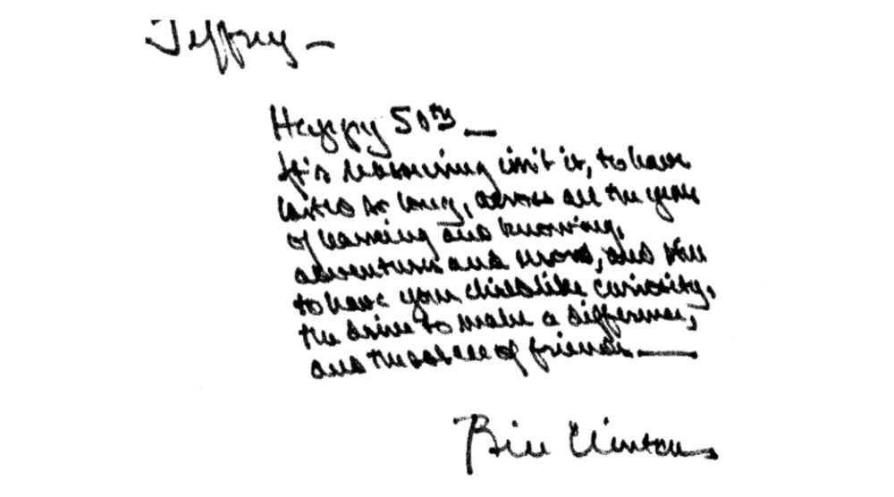 Clinton Note Found In Epstein’s “Birthday Book” Released By House ...