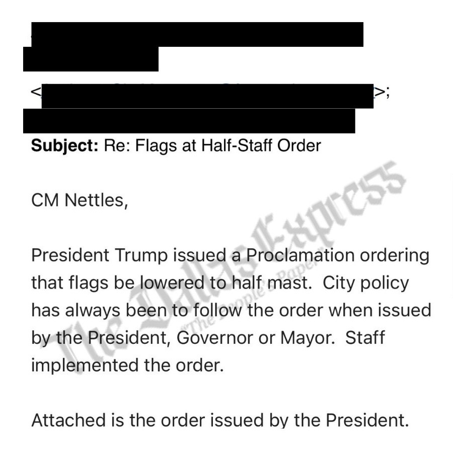 Fort Worth Councilman Opposes Lowering Flag For Charlie Kirk