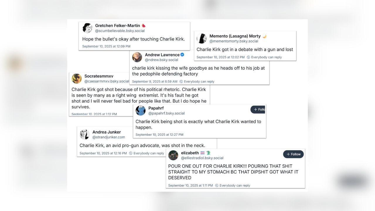 Online Reactions to Charlie Kirk Assassination Draw Criticism