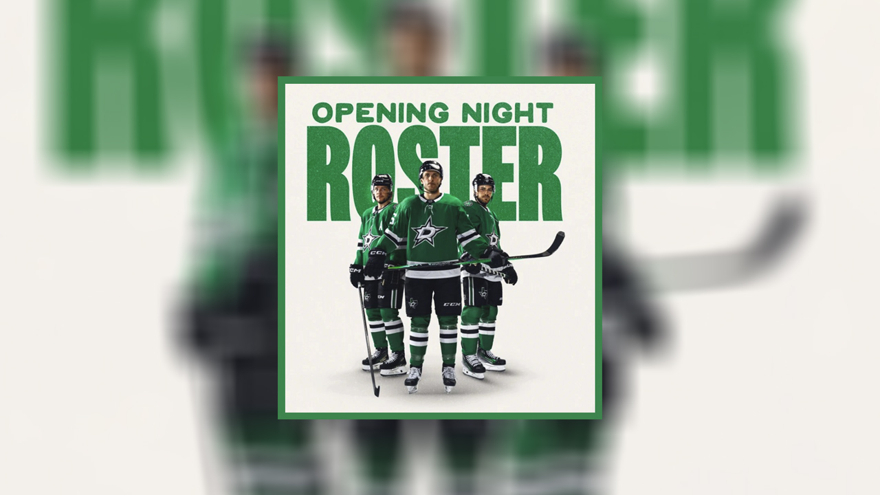 Dallas Stars Finalize Opening Night Roster Ahead Of 2025 Season