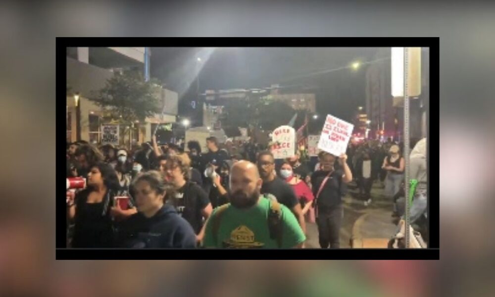 Anti-Enforcement Agitators In Downtown Dallas Rally As Minnesota ...