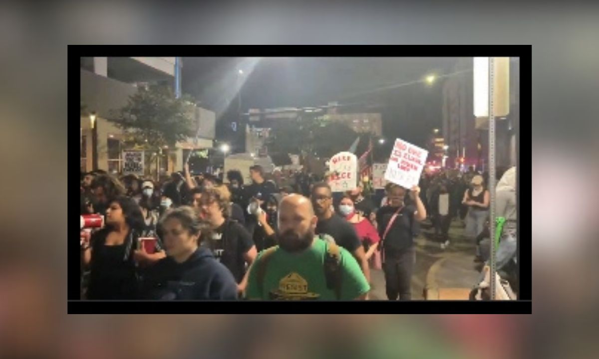 Anti-Enforcement Agitators In Downtown Dallas Rally As Minnesota ...