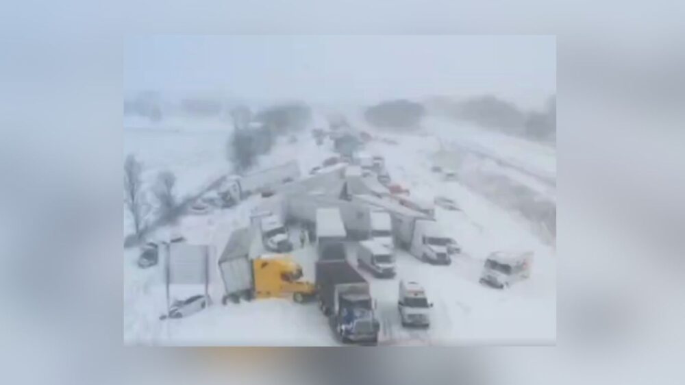 Snow Squalls Trigger Massive 100-Vehicle Pileup On I-196 In Western ...