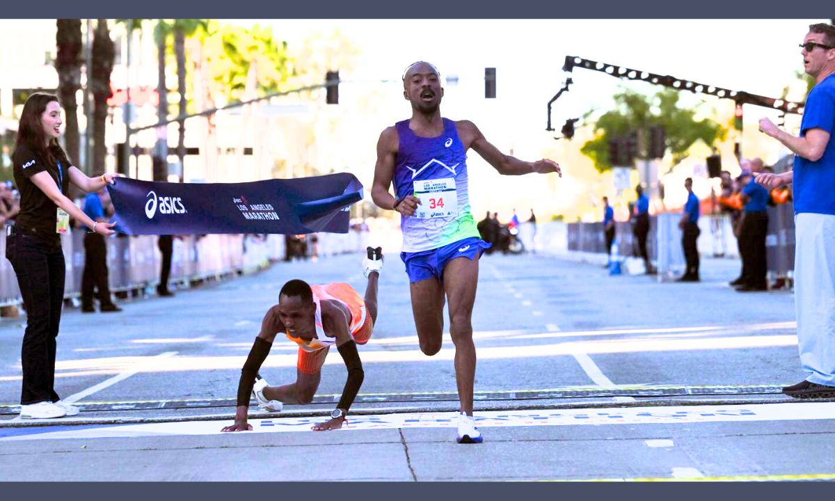 Nathan Martin Wins LA Marathon 2026 By 0.01 Seconds