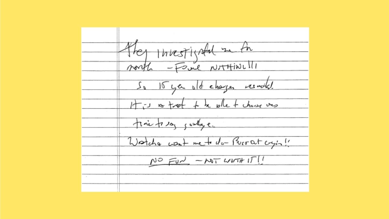 Epstein's Alleged Suicide Note Unsealed: “Found NOTHING!!!”
